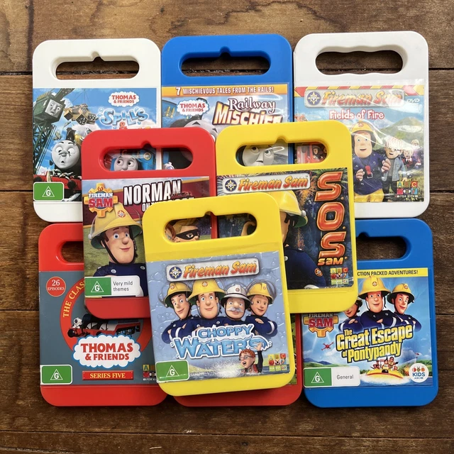THOMAS TANK ENGINE Fireman Sam DVD's Bulk Lot ABC Kids Children’s ...