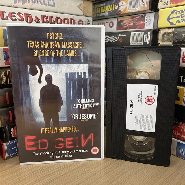 ED GEIN - Big Box Ex-rental VHS - Horror - Steve Railsback - High ...