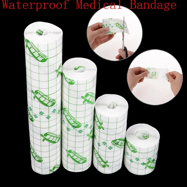 1ROLL WATERPROOF ADHESIVE Wound Dressing Medical Fixation Tape Bandage ...