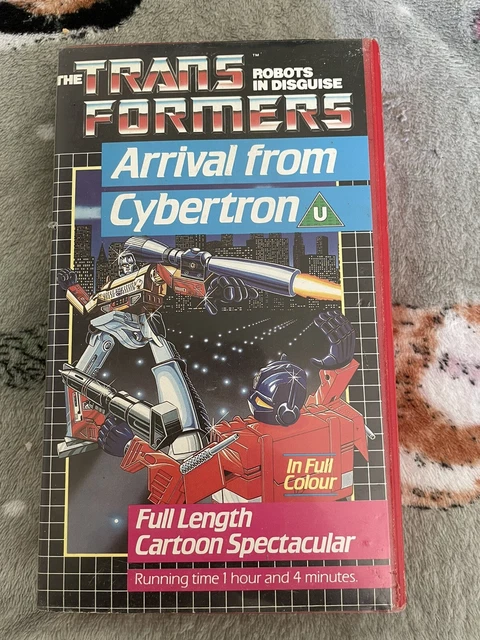 TRANSFORMERS ARRIVAL FROM Cybertron Animated Cartoon VHS Video Cassette ...