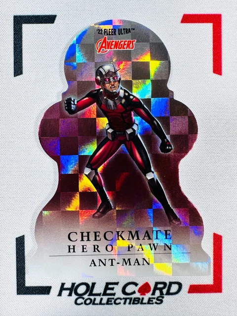 ANT-MAN 2022 MARVEL Fleer Ultra Avengers Checkmate Hero Pawn Insert #CP ...