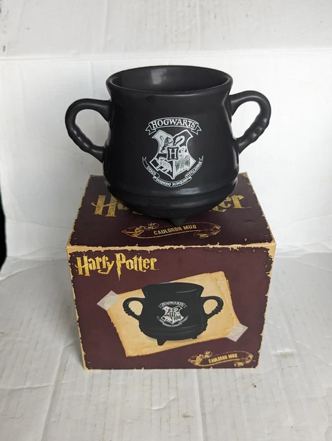 HARRY POTTER HOGWARTS Cauldron Mug By Half Moon Bay Boxed Excellent ...