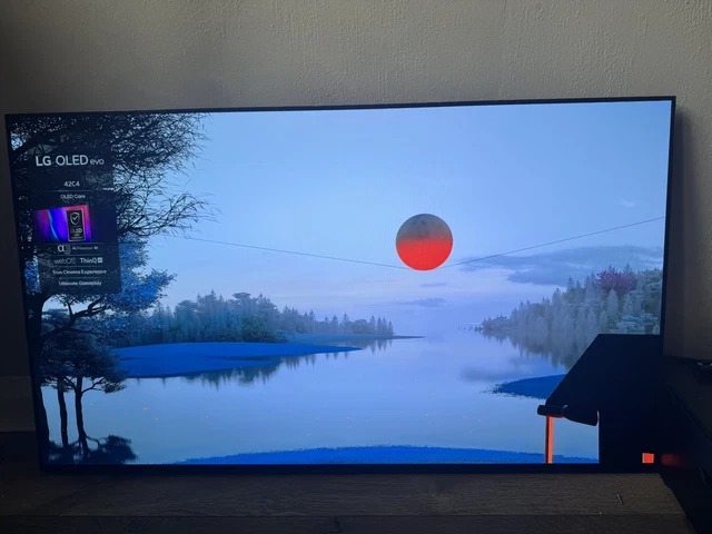 LG OLED42C44LA 42& C4 OLED evo 4K HDR Smart TV Black 2024 with Amazon ...