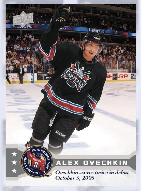 2025 UD E-PACK ALEX OVECHKIN GR8 Moments FULL SET OF 8 CARDS REDEEMED ...