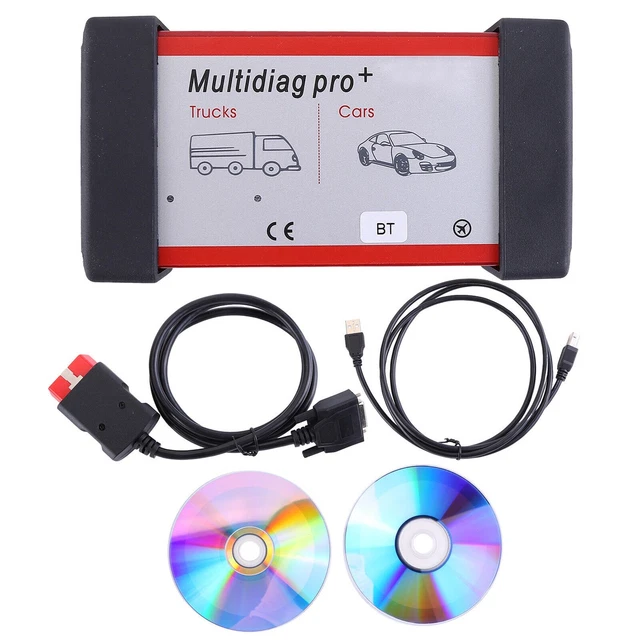 KFZ PKW PROFI Diagnosegerät mit Bluetooth Scanner OBD1 OBD2 Multidiag Pro+ NEU EUR 46,99 ...