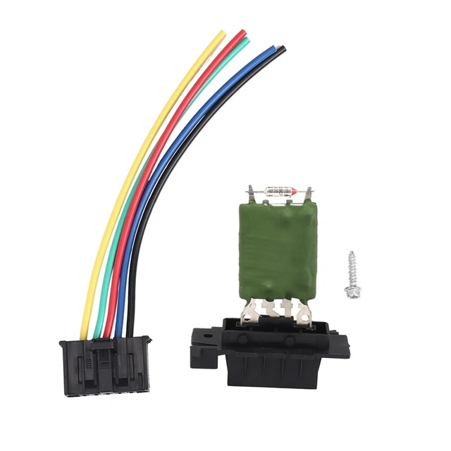 HEATER MOTOR BLOWER Fan Resistor With Wiring Repair Plug Harness for O ...