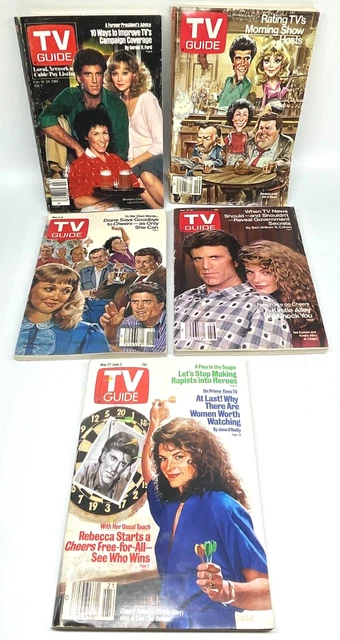 VINTAGE TV GUIDE CHEERS 1980s IDAHO Edition YOU CHOOSE £7.84 - PicClick UK