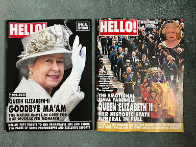 HELLO! MAGAZINE SEPTEMBER 2022 Death Queen Elizabeth Lying In State ...