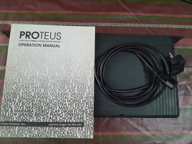E-MU PROTEUS/1, expander 16 bit multi timbral digital sound rack module ...