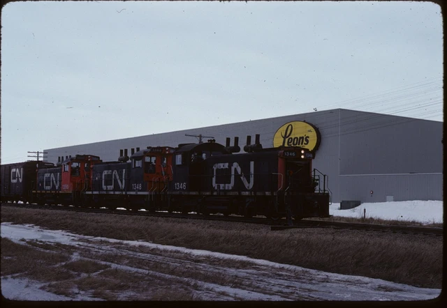 BH.DDB3.CN1126 ORIGINAL SLIDE Canadian National SW1200RS #1346 at Edmonton, AB $3.00 - PicClick CA