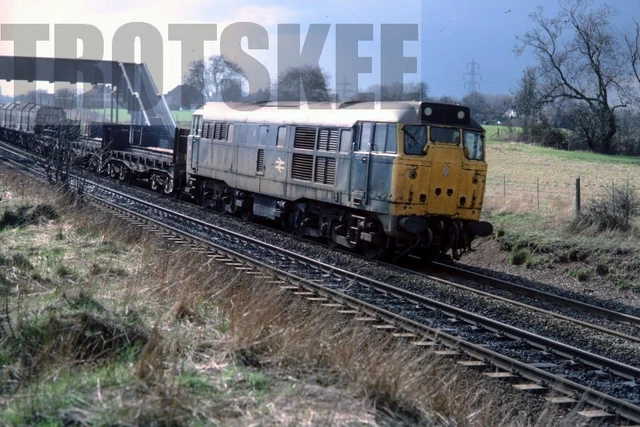 35MM SLIDE BR British Railways Diesel Loco Class 31 31195 Water Orton ...