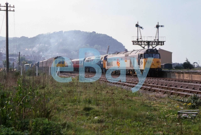 35MM RAILWAY SLIDE of Class 50 50149 @ Minehead Copyright to Buyer £4. ...