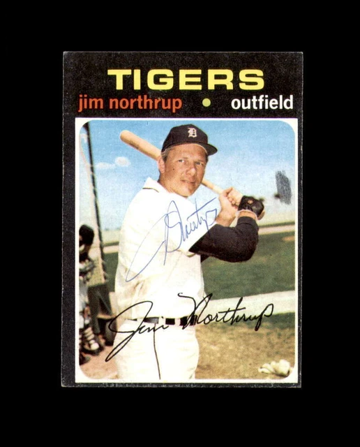 AUTOGRAPHE JIM NORTHRUP signé 1971 Topps Detroit Tigers EUR 17,98 ...