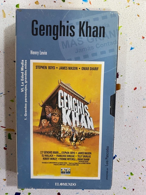 GENGHIS KHAN VHS Stephen Boyd James Mason Omar Sharif £16.03 - PicClick UK