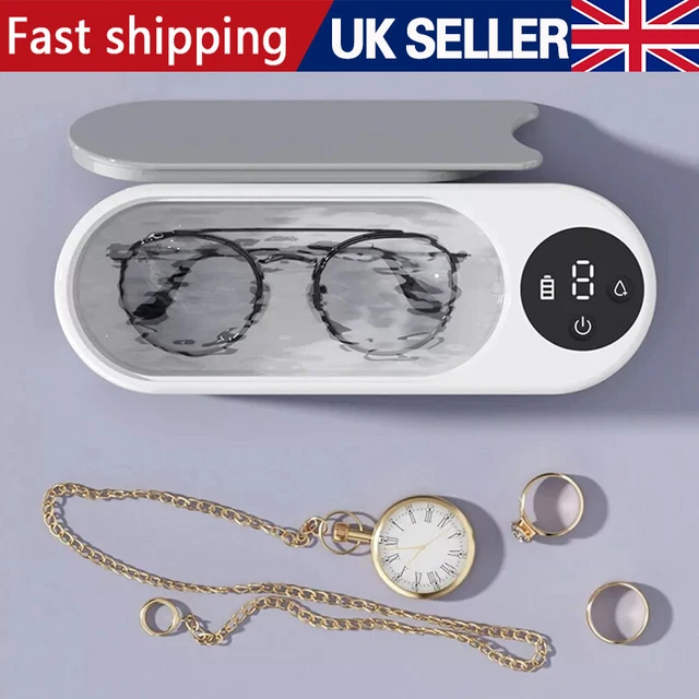 ULTRASONIC CLEANER SONIC Wave Tank Glasses Watch Jewellery Cleaning ...