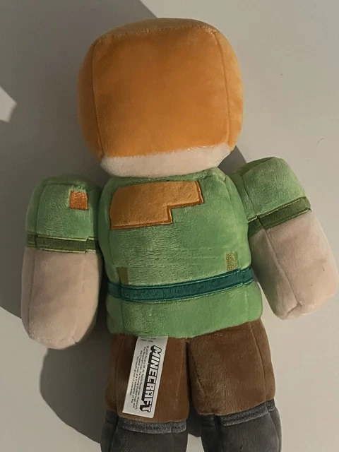 MINECRAFT ALEX TEDDY Plush Soft Toy Cuddle Pillow Teddy Brand New 13 ...