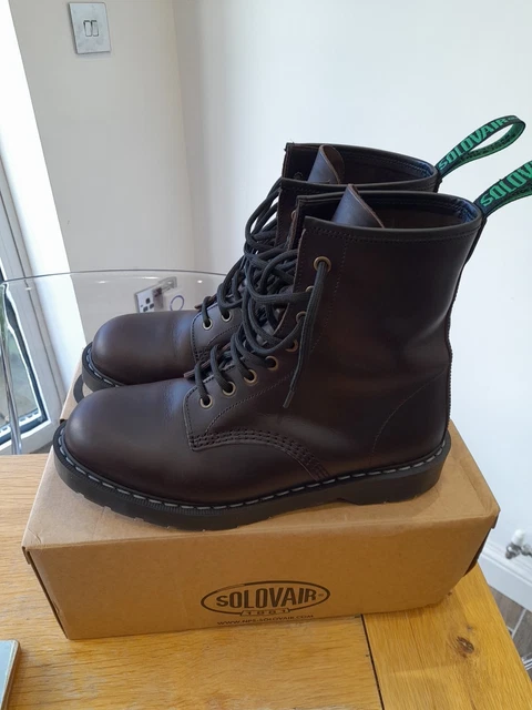 SOLOVAIR DERBY, AS New.Brown Greasy Leather, Size 8.5 £24.30 - PicClick UK