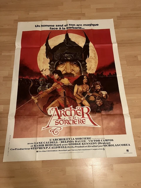 L'ARCHER ET LA SORCIERE Affiche de film - 120x160 cm. - 1981 - Lane Caudell, Ni EUR 15,00 ...