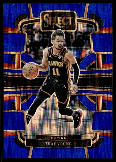 TRAE YOUNG 2023-24 Flash Panini Select Blu Prizm J2/99 #43 Atlanta Hawks EUR 12,30 - PicClick IT