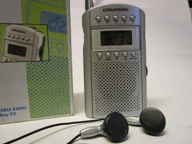RADIO TASCABILE GRUNDIG RADIO PORTATILE City Boy 52 con cuffie EUR 33 ...