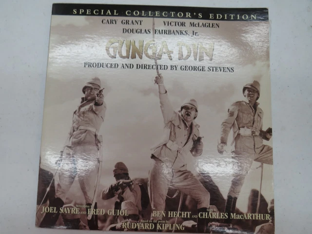 GUNGA DIN SPECIAL Collector's Edition Laserdisc $4.98 - PicClick