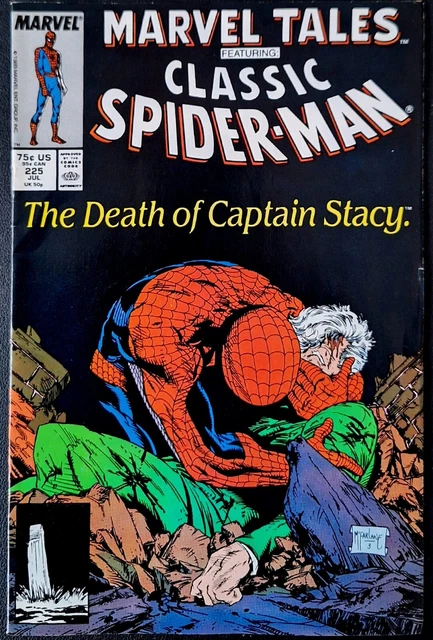 MARVEL TALES #225 SPIDER-MAN Todd McFarlane Alternate Captain Stacy ...