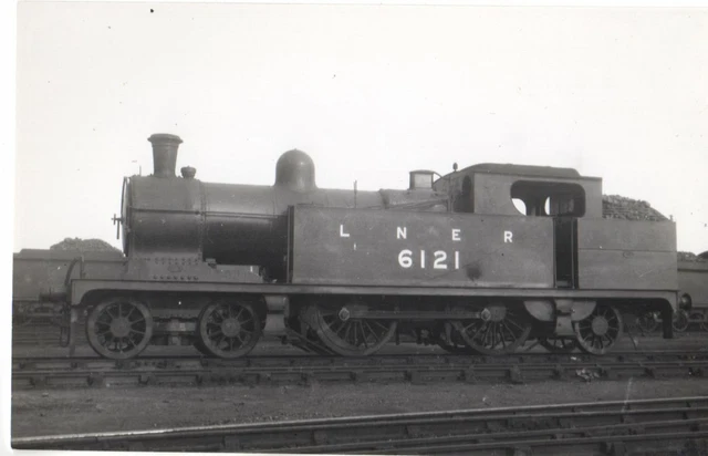 RAIL PHOTO LNER GCR 442t C14 6121 Annesley shed Nottingham ...