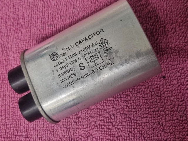 MICROWAVE OVEN HIGH Voltage Capacitor Bicai CH85 21105 2100V AC / SM086 ...