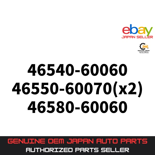 TOYOTA GENUINE FJ Cruiser 4Runner Sequoia Parking Brake Shoe Set OEM £ ...