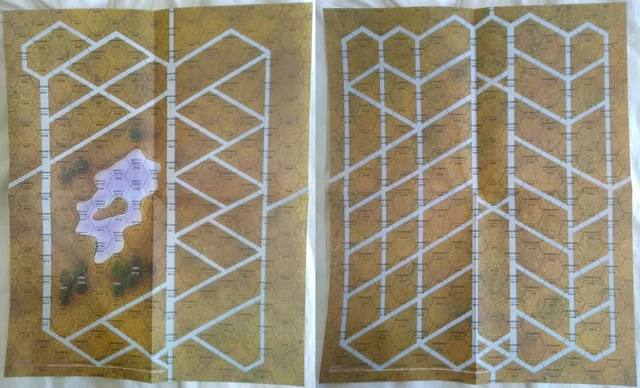 CLASSIC BATTLETECH PAPER Maps City Street Grid Park #1 & #2 £5.70 ...