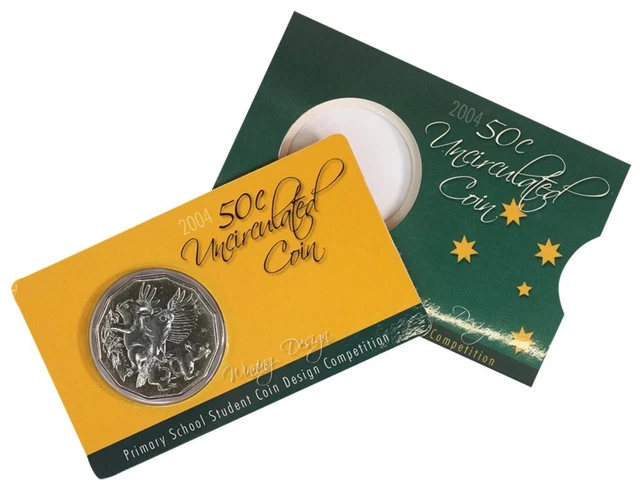 2004 RAM 50C Primary School Student Design Competition UNC Coin ...