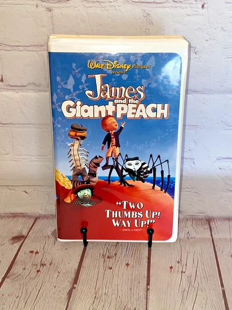 JAMES AND THE Giant Peach VHS Walt Disney Home Video rated PG running ...