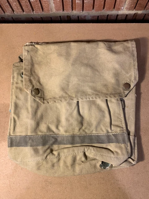 ORIGINAL WW2 BRITISH Army Soldiers Gas Mask Bag £16.00 - PicClick UK