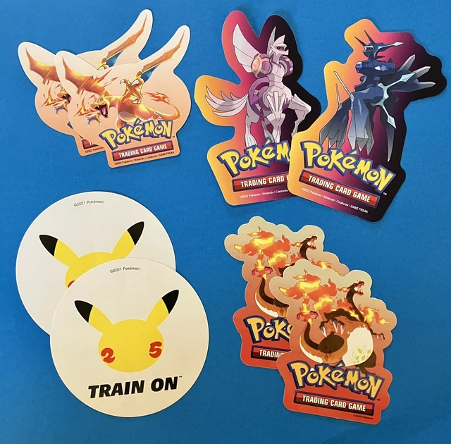 2022 CHARIZARD PALKIA Dialga Charizard Vmax Sticker Pokemon Pikachu NEU ...