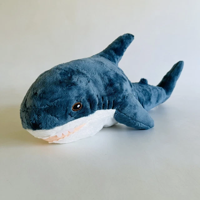 SOFT TOY CUDDLY Plush Great White Shark Fish Stuffed Animal Plushie 17 ...