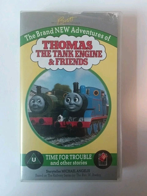 THOMAS THE TANK Engine: Time For Trouble (VHS 1992) Micheal Angelis ...
