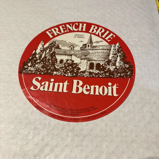 ANCIENNE ETIQUETTE DE Fromage Neuve Saint Benoit Metz Brie EUR 3,50 ...