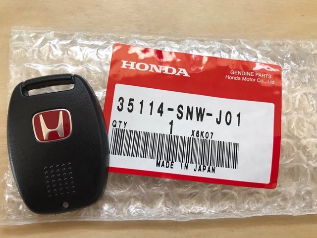 GENUINE OEM JDM Honda Red H Key Back Cover Civic Type R FN2 FD2 07-11 ...