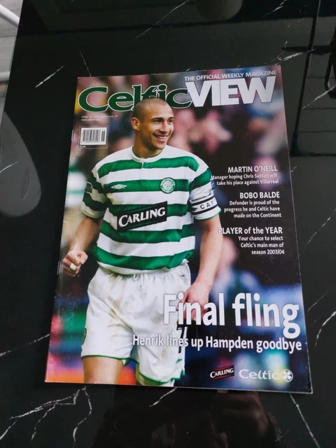 CELTIC VIEW - HENRIK FINAL FLING - April 14 2004 Vol 39 # 39 £8.00 ...