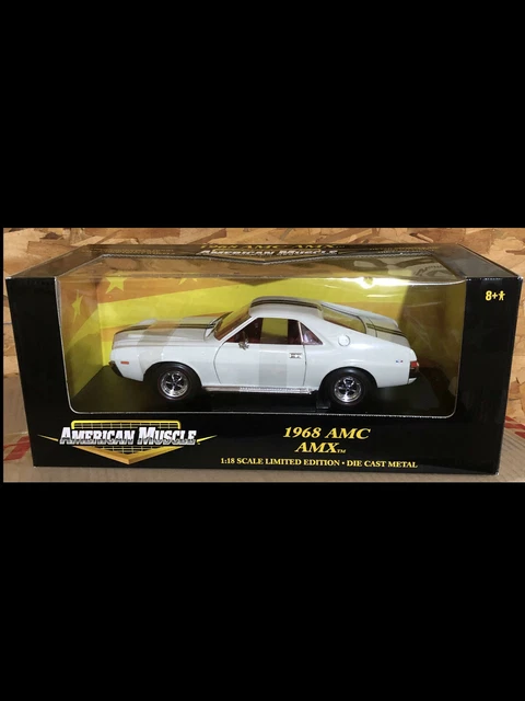 1968 AMC AMX WHITE 1:18 Ertl American Muscle 32279 $99.95 - PicClick