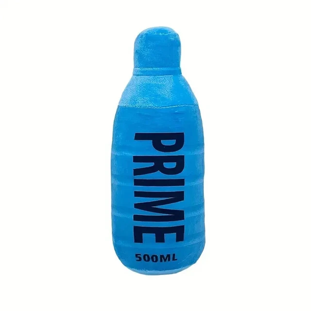 PRIME BOTTLE BLUE Raspberry Hydration Drink Plush | Soft Material Toy ...