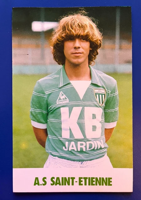 FOOTBALL SAINT-ETIENNE SAISON 1981 Carte Postale Officielle Paganelli ...