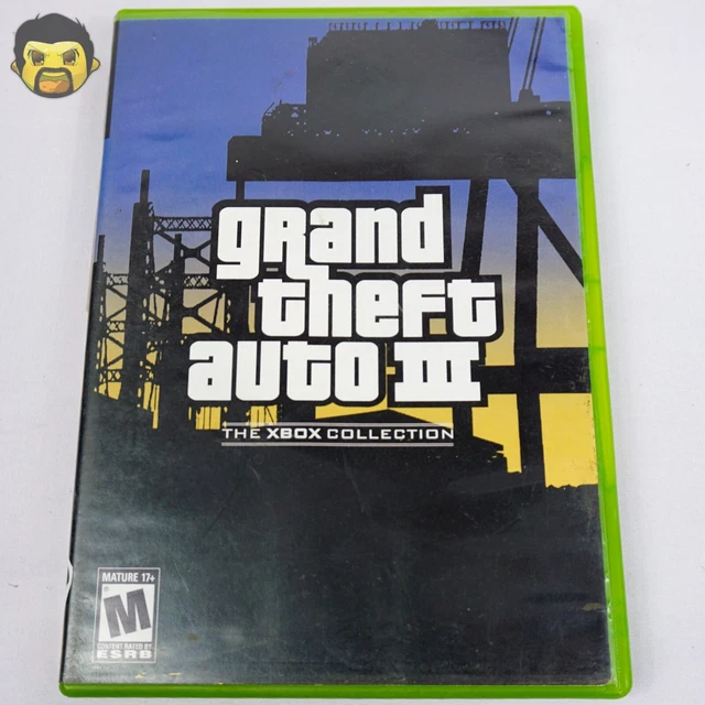 GRAND THEFT AUTO III GTA 3 The Xbox Collection CIB Complet avec carte ...