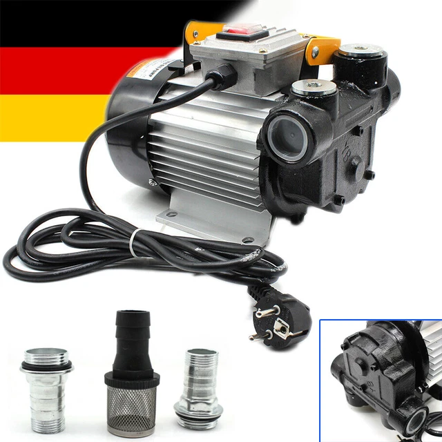 ORGANIC DIESEL PUMP fuel oil pump self-suctioning 230V automatic gun ...