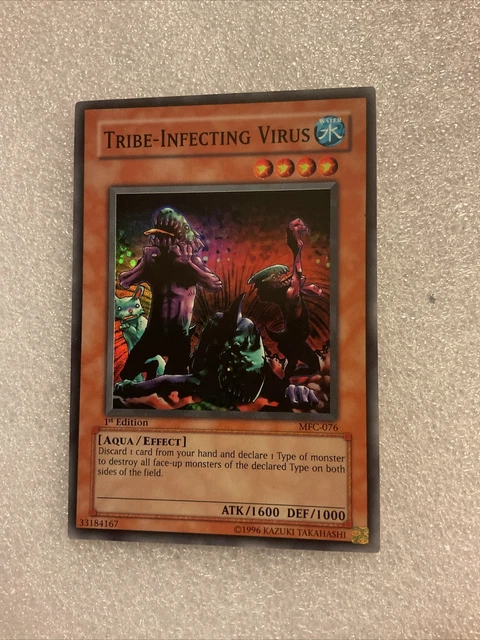 YUGIOH TRIBE-INFECTING VIRUS 1st Edition super selten MFC-076 HP. EIN ...