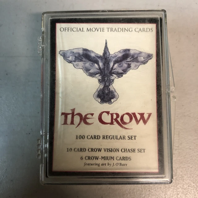 THE CROW MOVIE Complete Set 100 Trading Cards Official Brandon Lee $100 ...