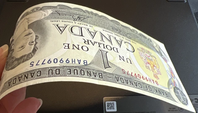 1973 BANK CANADA $1 One Dollar Bill BAH 9909775 EF $1.75 - PicClick CA