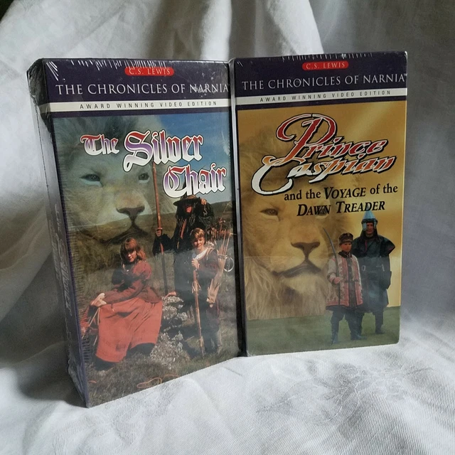 BBC NARNIA VHS 4 Tape Box Sets Prince Caspian Voyage Dawn Treader ...