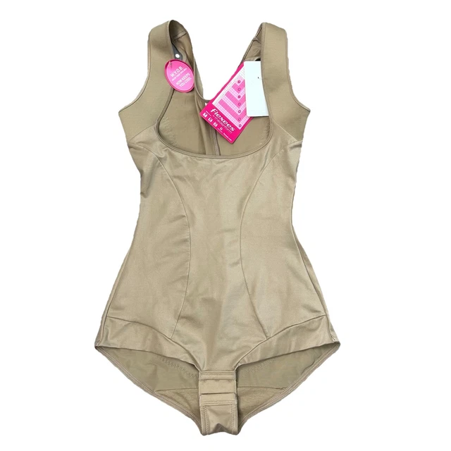 MAIDENFORM 1856 FLEXEES Open Bust Wide Strap Body Shaper Size M NWT ...