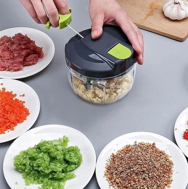 MANUAL FOOD CHOPPER String,Piranha Pull and Chop,Hand Food Shredder ...